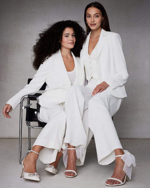 BENNI White Pearl Bow Stiletto Heel | Women's Heels – Steve Madden