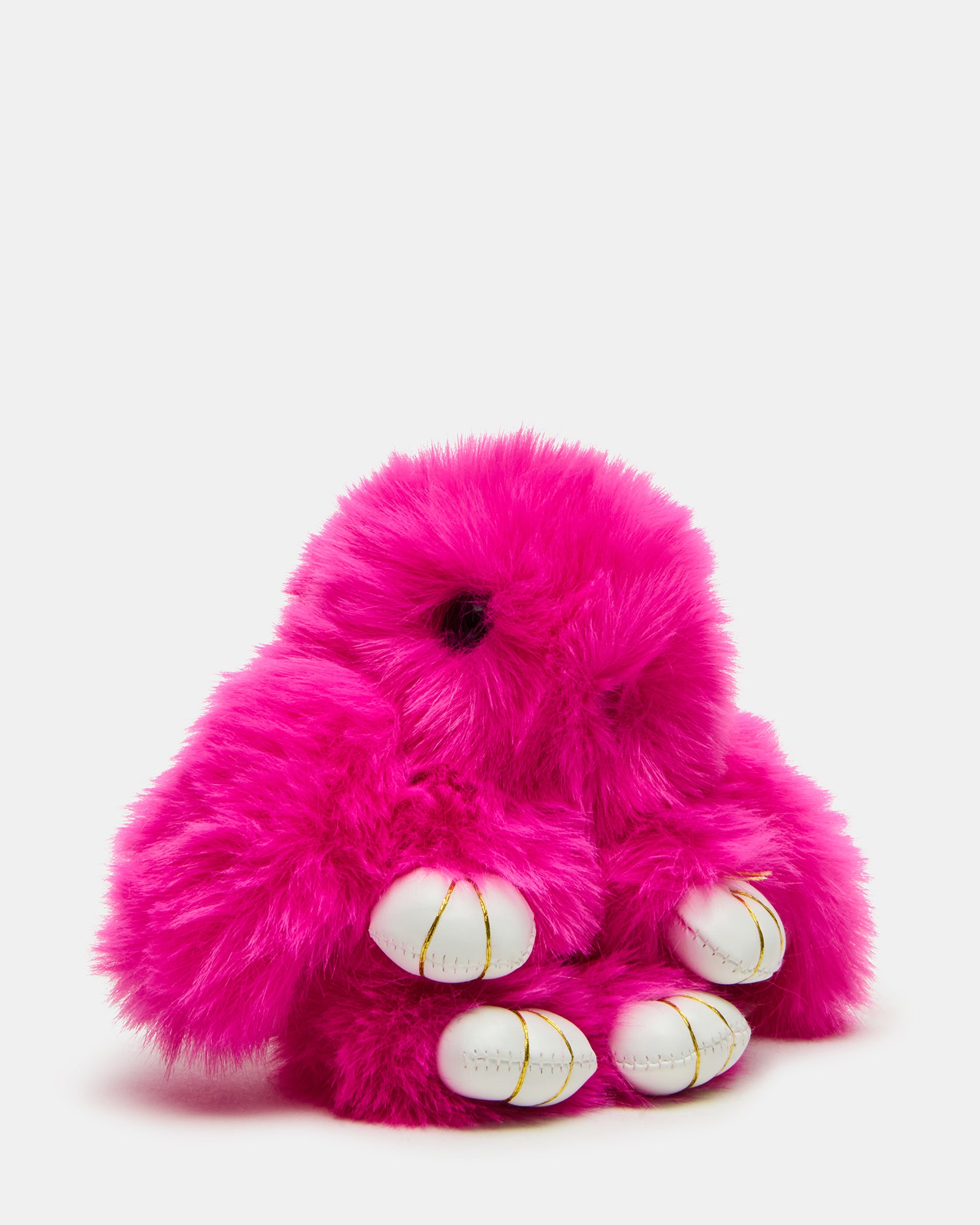 BUNNY BAG CHARM Pink Multi-Colored Alphabet Letter Beaded Plush Bunny ...