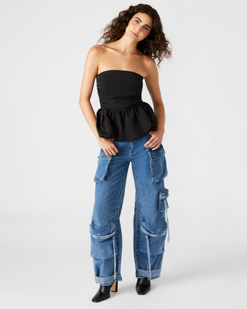 DUO Medium Denim Pant | Women's Utility Cargo Pants – Steve Madden