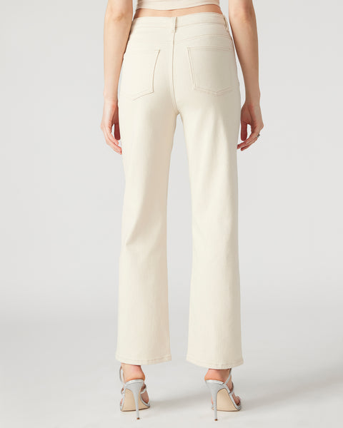 JESSE Jean White | Women's Rhinestone Studded Jeans – Steve Madden