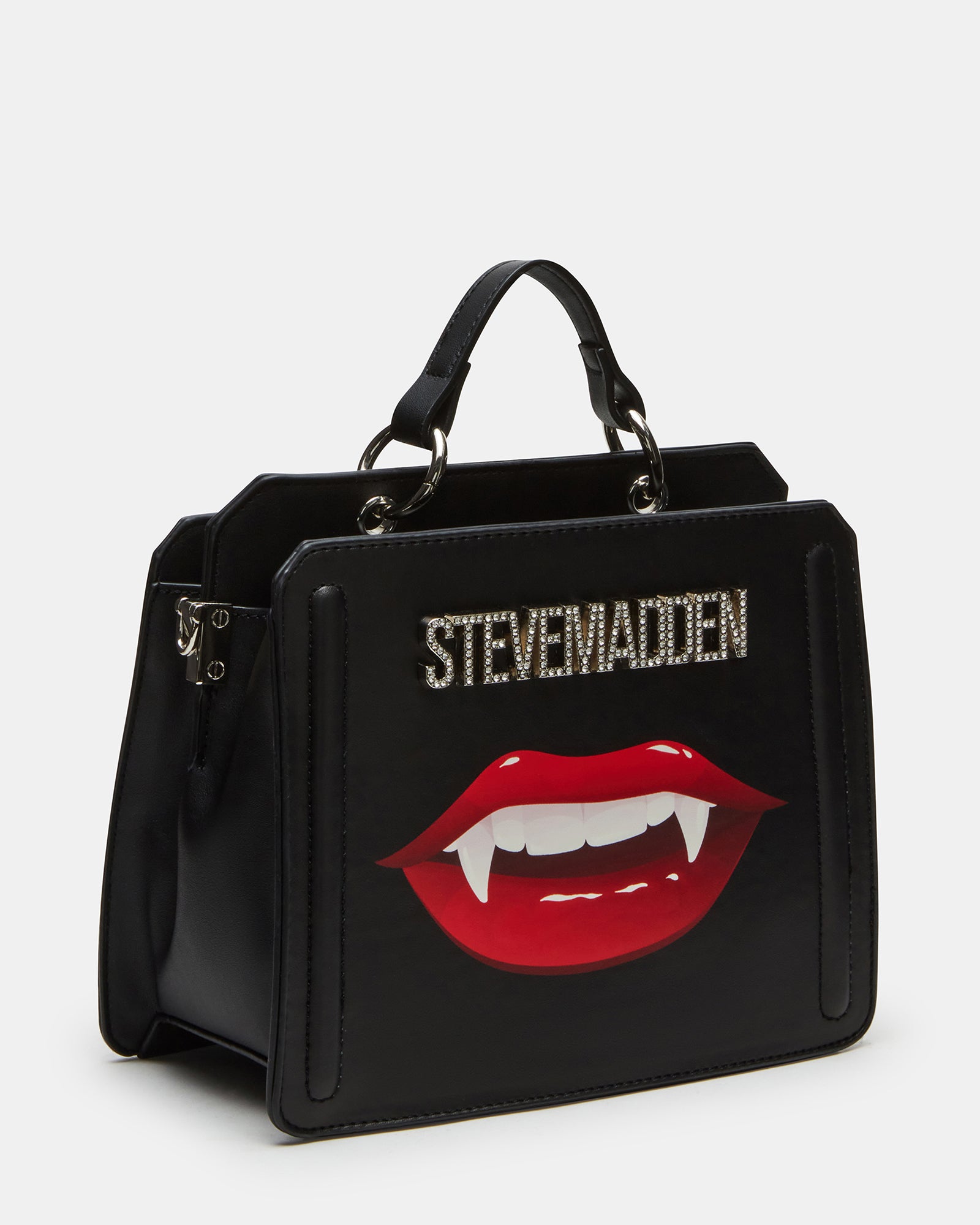 EVELYN Fang Bag Black Top Handle Crossbody Bag – Steve Madden