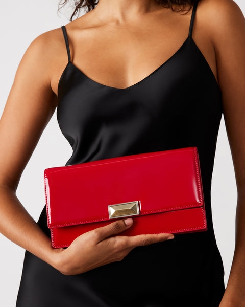 MODEL Bag Red Patent | Women's Crossbody Clutch Bag – Steve Madden