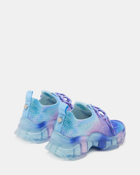 Kids' MISS Blue Multi Low-Top Lace-Up Sneakers | Girls' Shoes – Steve ...