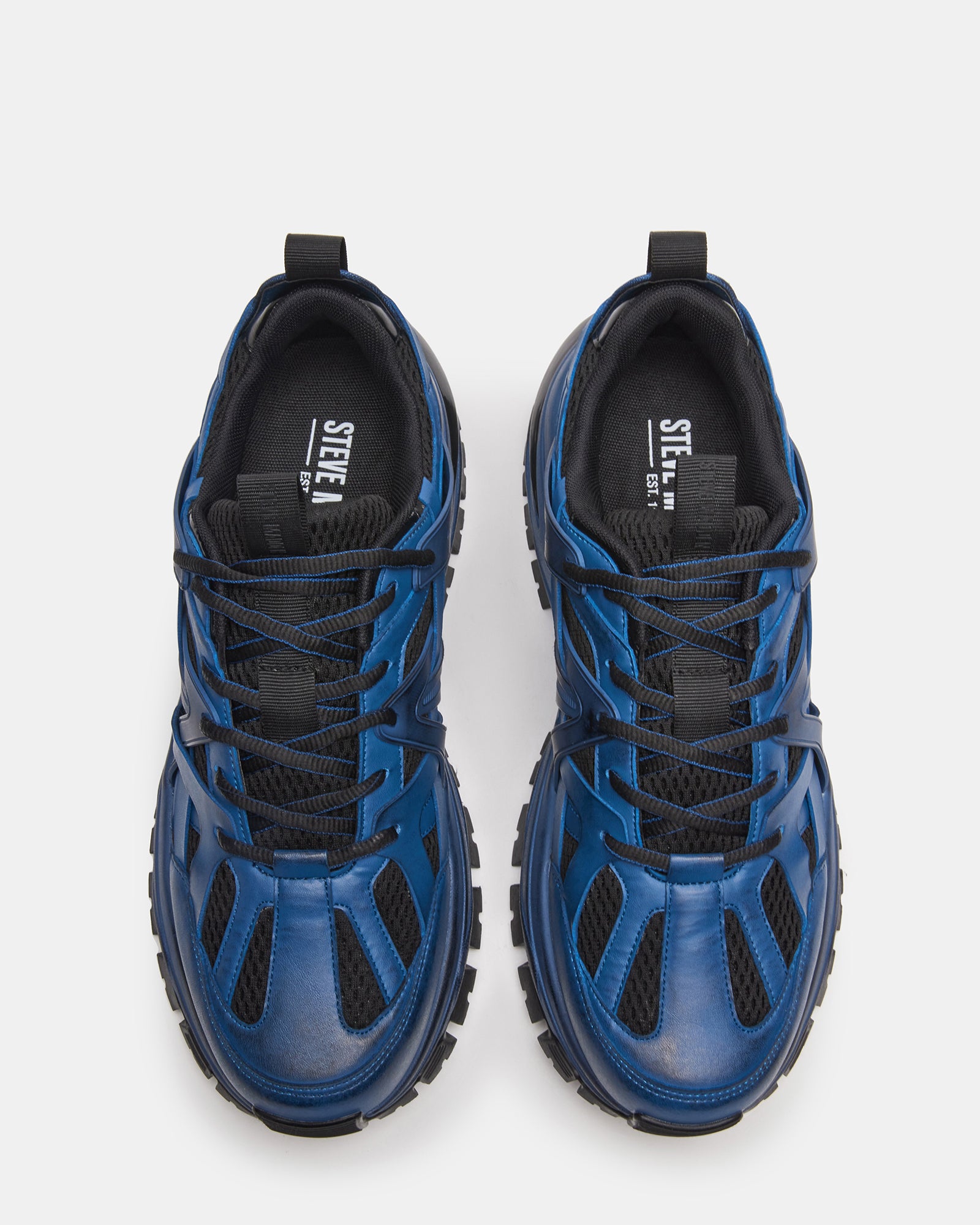 BAIN Blue Multi Low-Top Lace-Up Sneaker | Men's Sneakers – Steve Madden