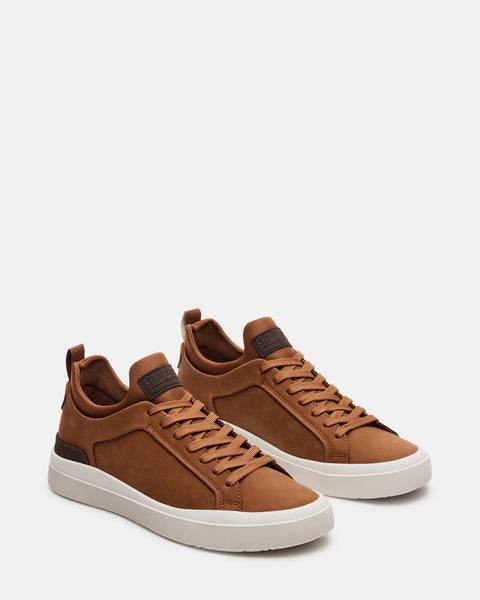 DACK Cognac Lace-Up Sneakers | Men's Lace-Up Shoes – Steve Madden