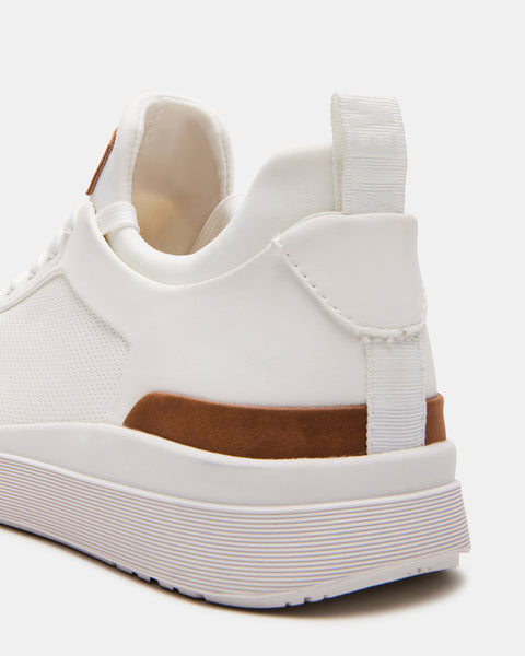 DACK White Lace-Up Sneakers | Men's Lace-Up Shoes – Steve Madden