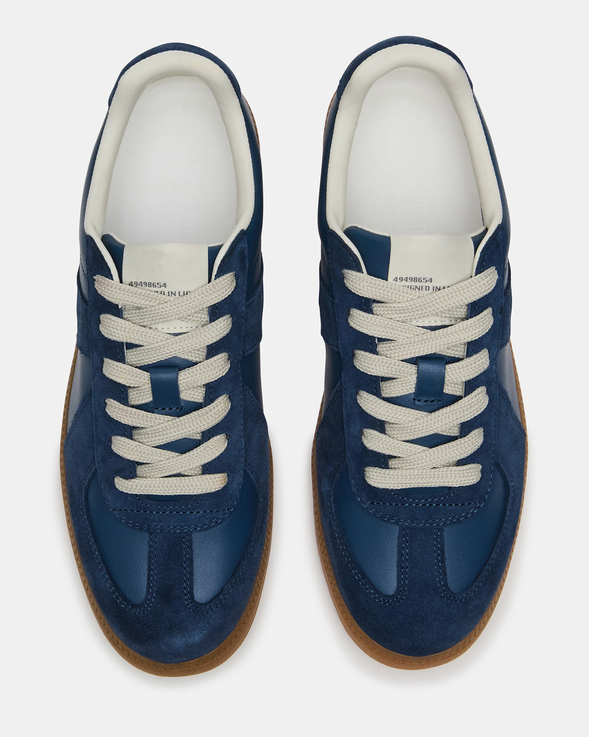 DIXON Navy Suede Low-Top Panel Men's Sneaker – Steve Madden