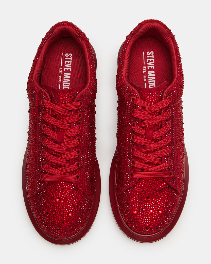 ICEBOX Red Multi Men's Low-Top Lace-Up Sneaker – Steve Madden