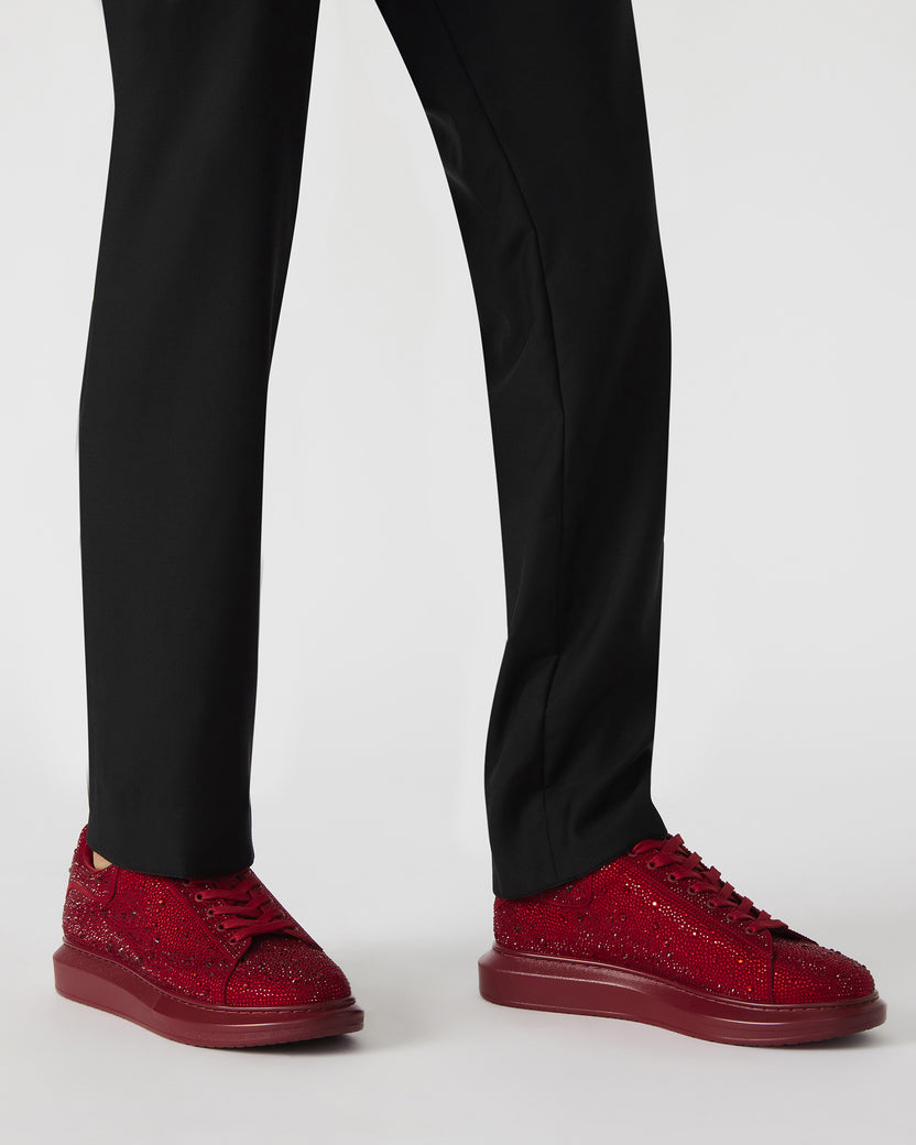 ICEBOX Red Multi Men's Low-Top Lace-Up Sneaker – Steve Madden