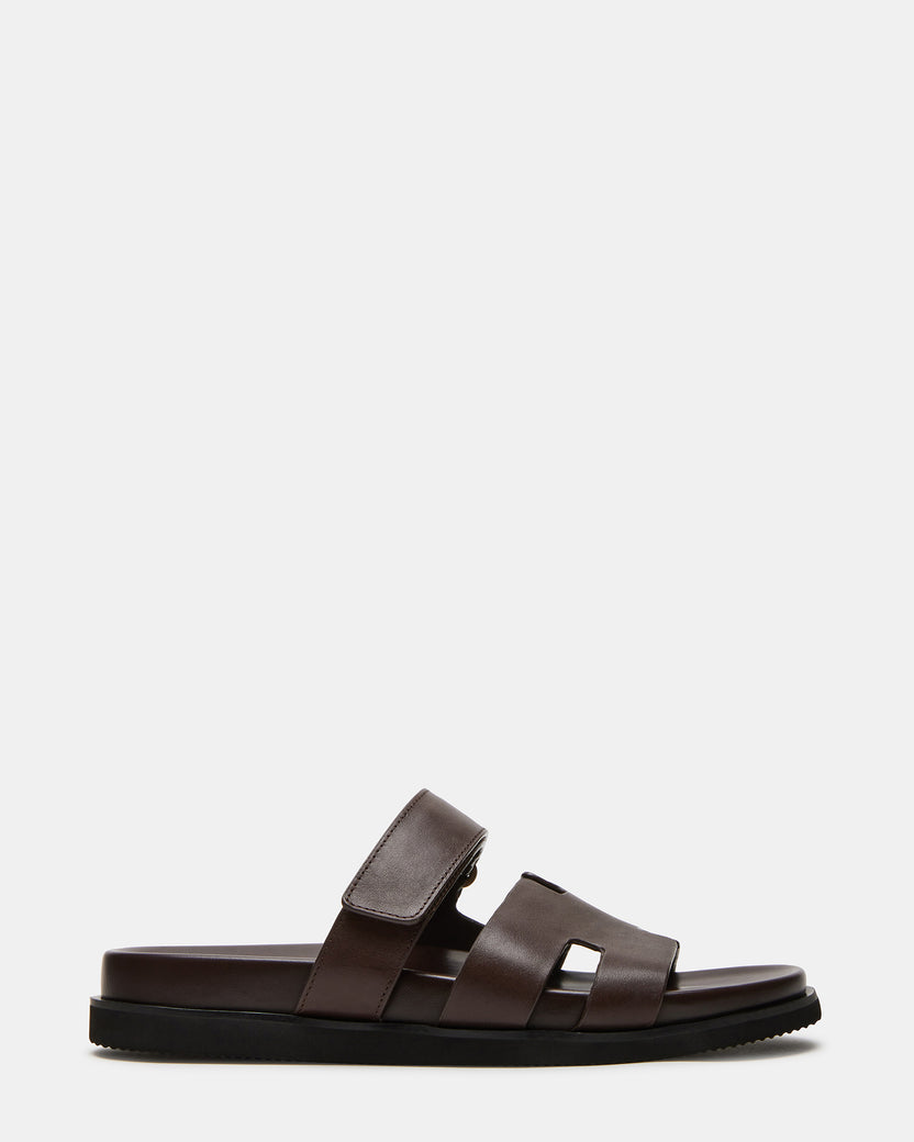 MAIVEN Dark Brown Men's Fisherman Sandal – Steve Madden