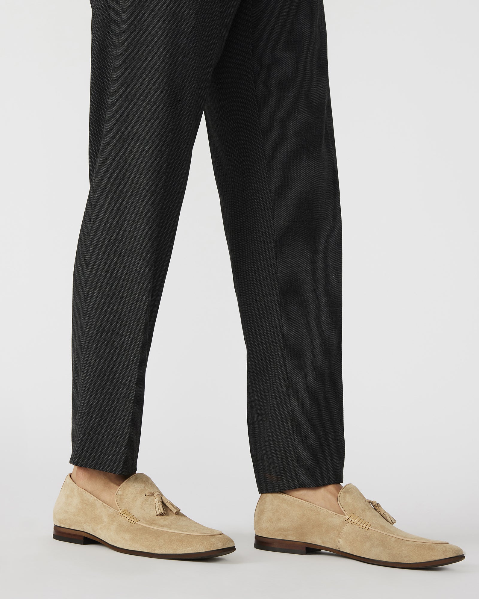 ONDRE Black Leather Tassel Slip-On Men's Loafer – Steve Madden