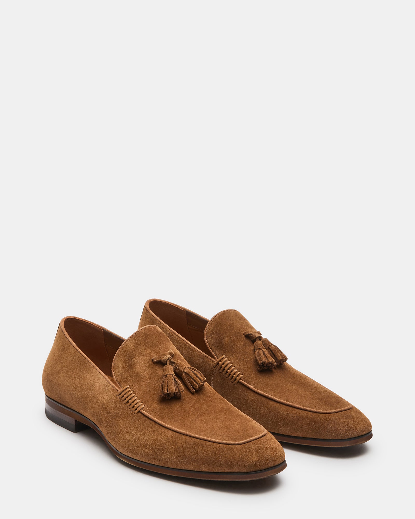 ONDRE Tan Suede Tassel Loafer | Men's Dress Shoes – Steve Madden