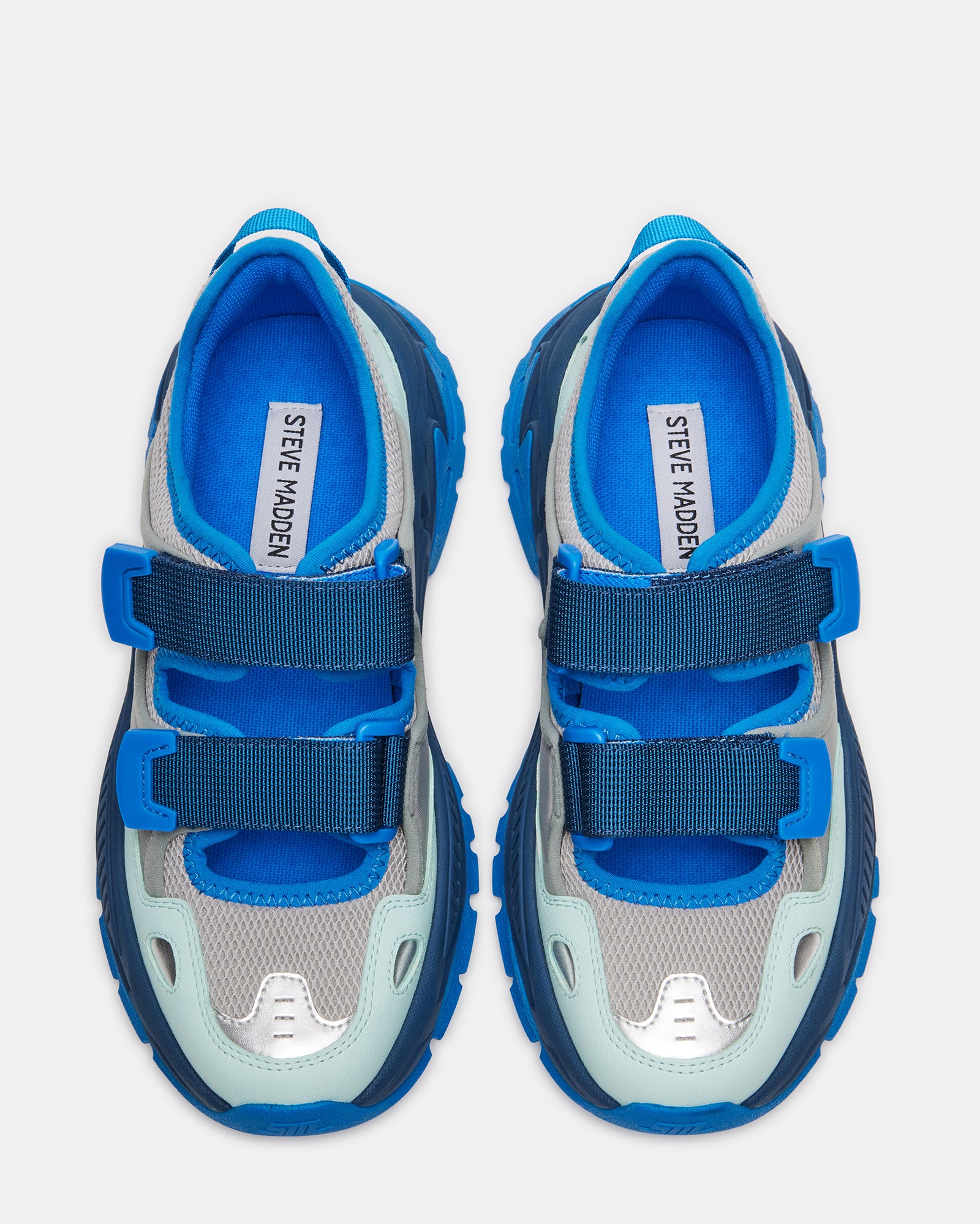 ACTIVATE Blue Multi Low-Top Velcro Sneaker | Women's Sneakers – Steve ...