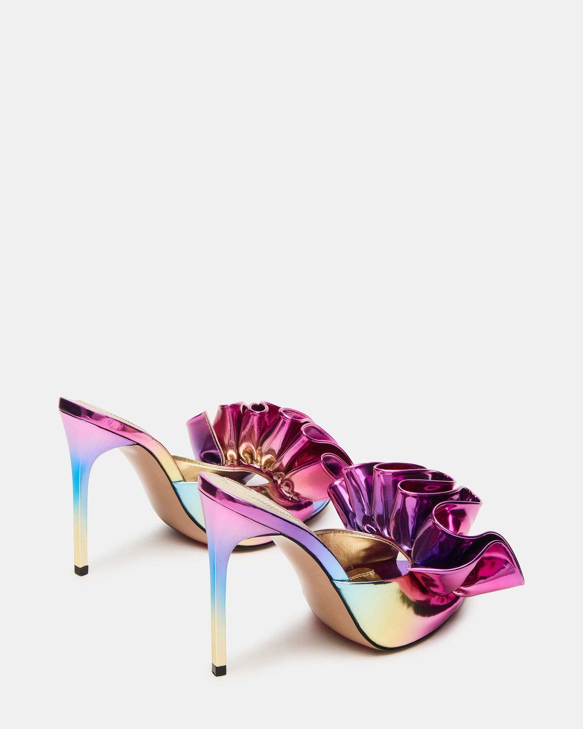 AFFINITY Metallic Multi Women's Pointed-Toe Stiletto Mule Heel – Steve ...