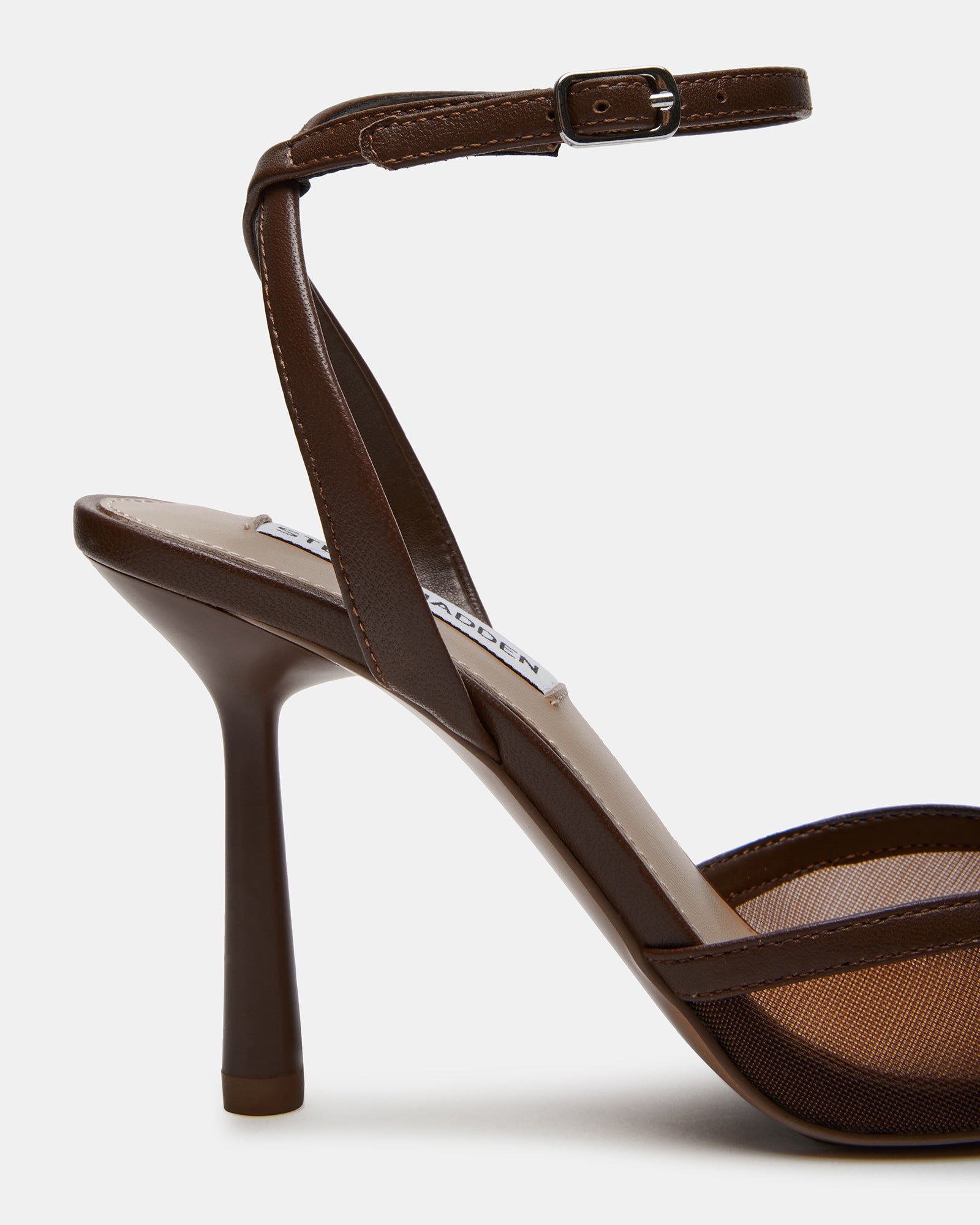 ALLIANCE Mesh Brown Pointed Toe Pump | Women's Heels – Steve Madden