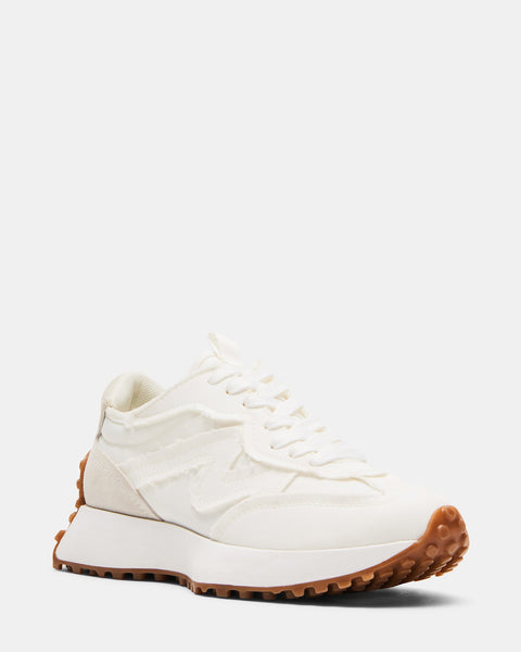 CAMPO White Lace-Up Sneaker | Women's Sneakers – Steve Madden