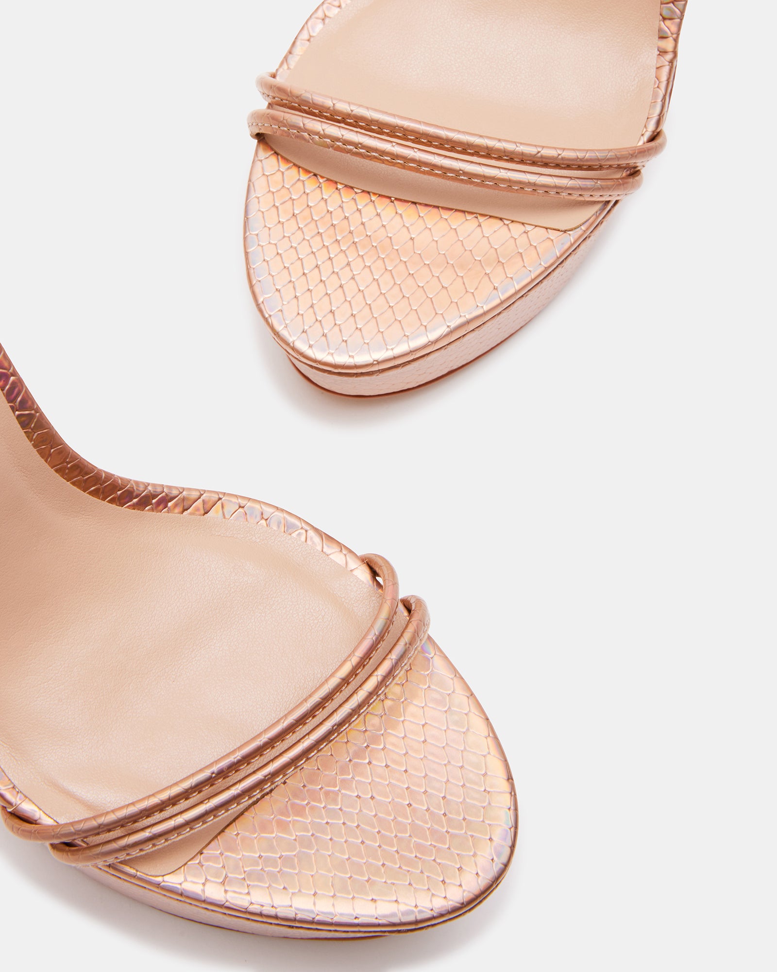 CHELLA Iridescent Platform Strappy Stiletto Heel | Women's Heels ...