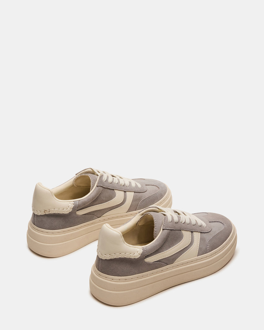 DODGE Grey Multi Low-Top Platform Sneaker | Women's Sneakers – Steve Madden