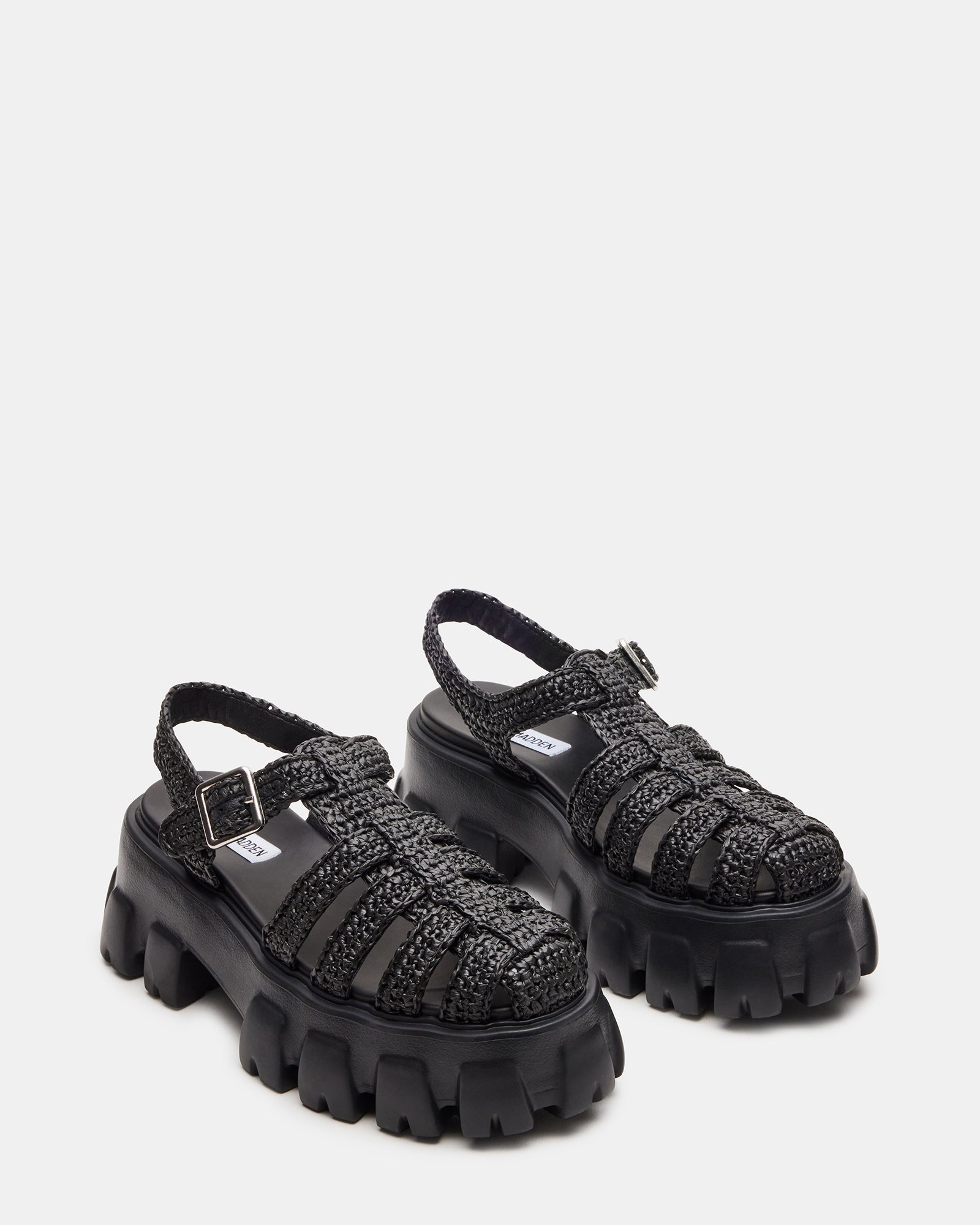 ECHO Black Multi Platform Fisherman Sandal | Women's Sandals – Steve Madden