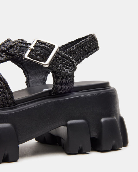 ECHO Black Multi Platform Fisherman Sandal | Women's Sandals – Steve Madden