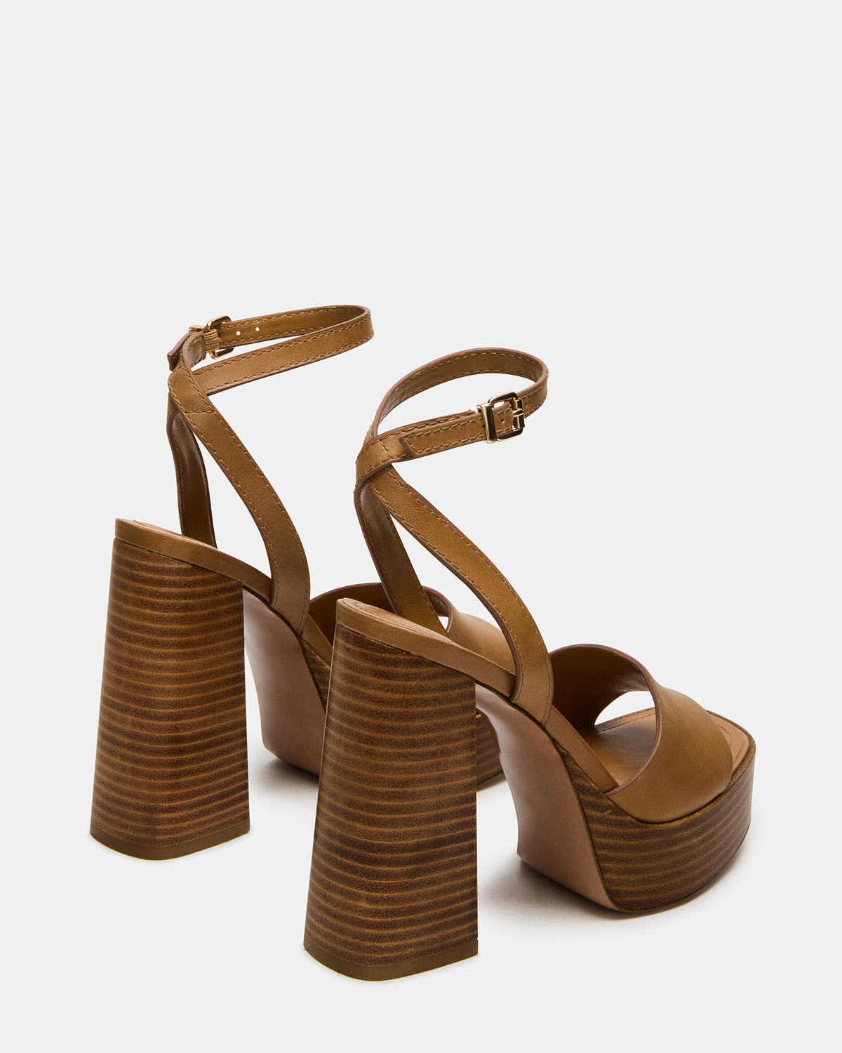 FLORIA Banana Leather Women's Platform Square-Toe Block Heel – Steve Madden