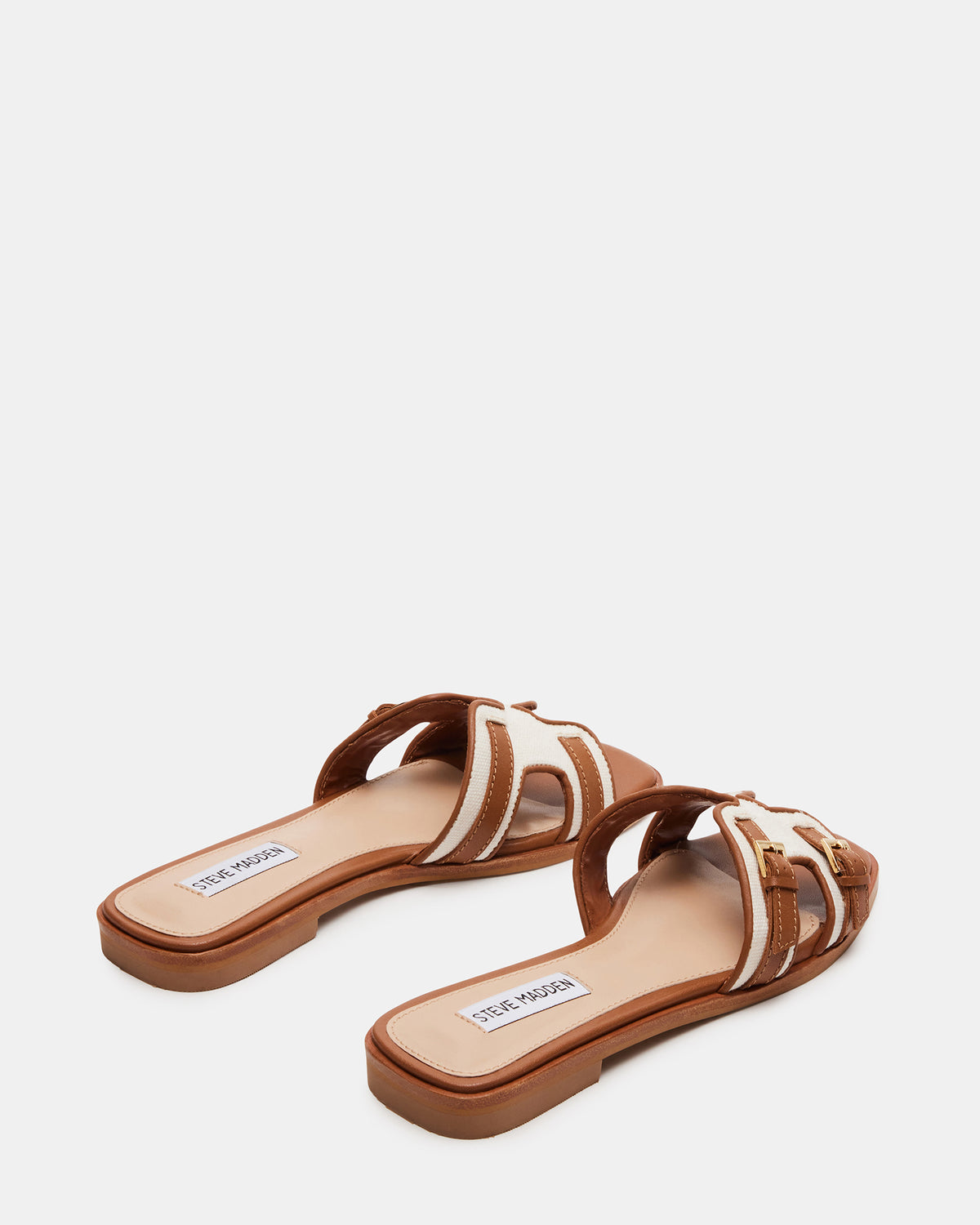 HALDIE Natural Linen Slide Sandal | Women's Sandals – Steve Madden