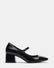 HAWKE Black Patent Mary Jane Block Heel | Women's Heels – Steve Madden