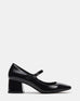 HAWKE Black Patent Mary Jane Block Heel | Women's Heels – Steve Madden