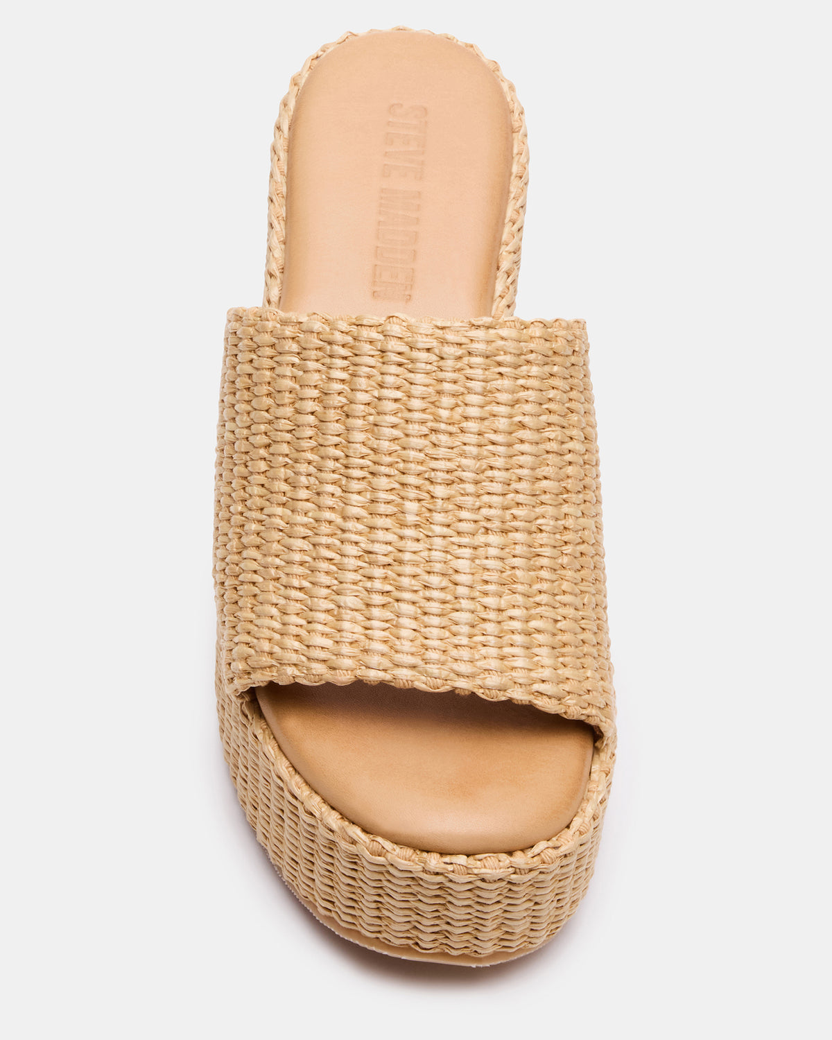 JETTY Raffia Platform Wedge Women's Sandal – Steve Madden