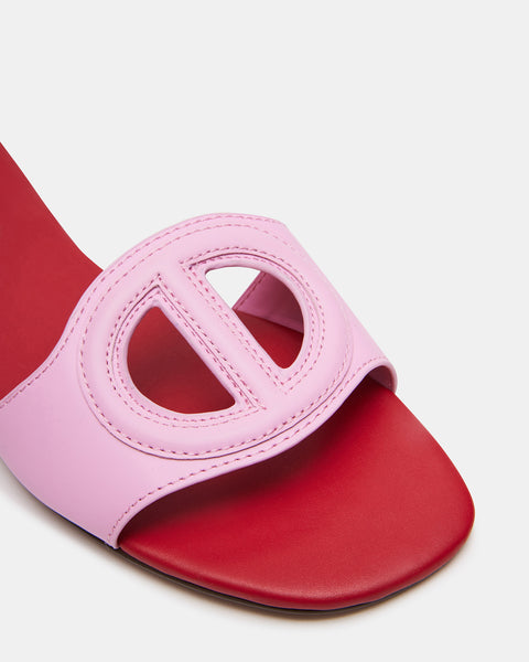 KYLAH Pink Multi Slide Sandal | Women's Sandals – Steve Madden