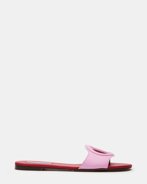 KYLAH Pink Multi Slide Sandal | Women's Sandals – Steve Madden