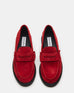 MADISON Red Suede Penny Loafer | Women's Loafers – Steve Madden