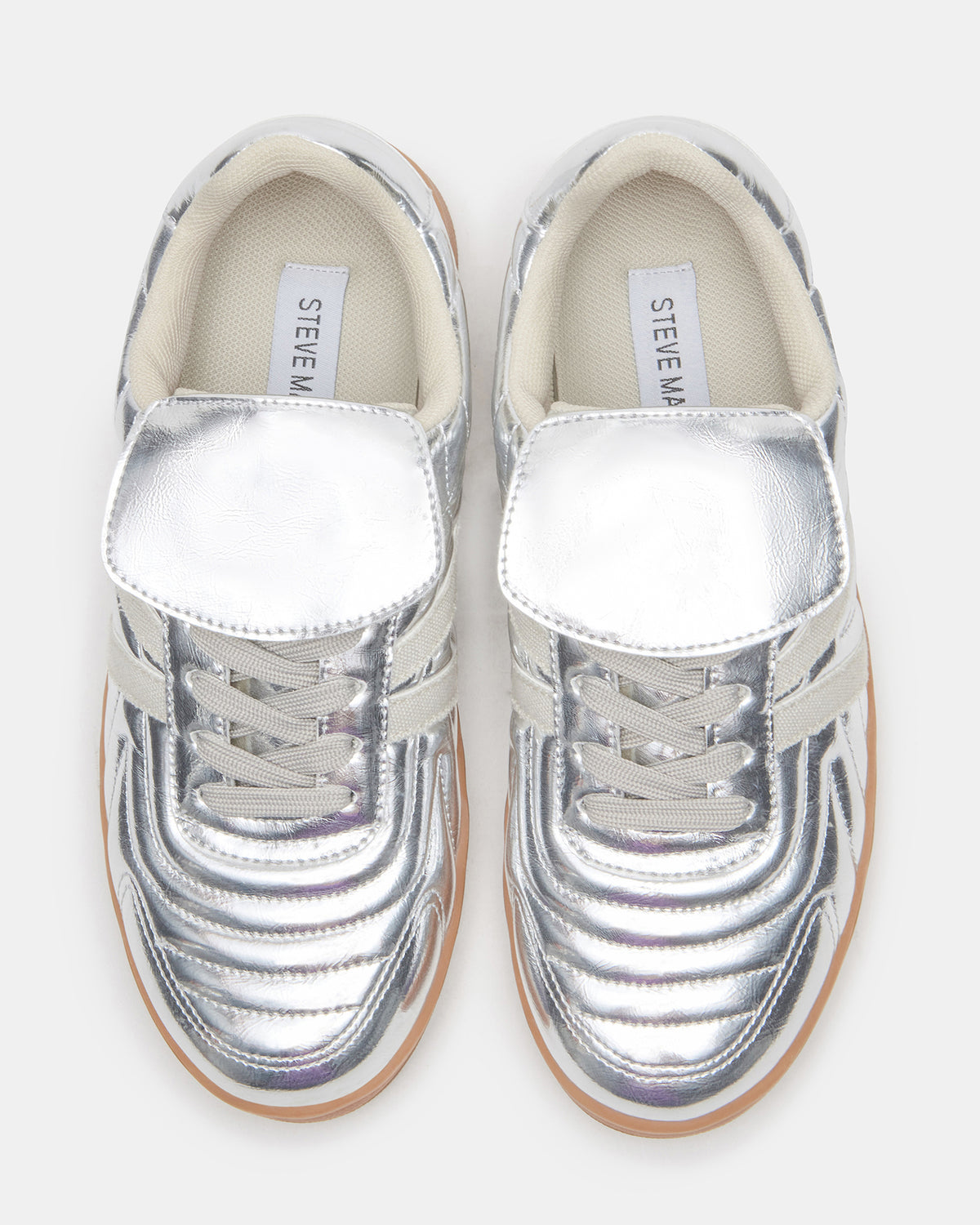 MADRID Silver Women's Low-Top Sneakers – Steve Madden