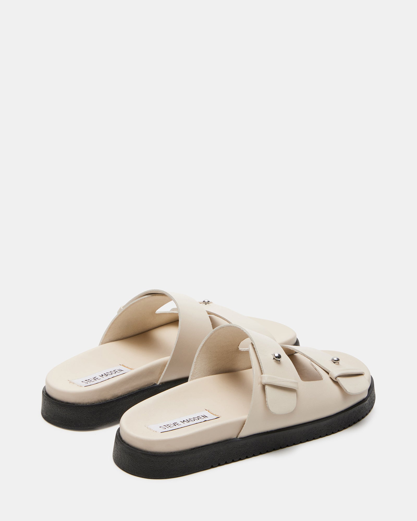 MARIEL Bone Leather Flatform Sandal | Women's Sandals – Steve Madden