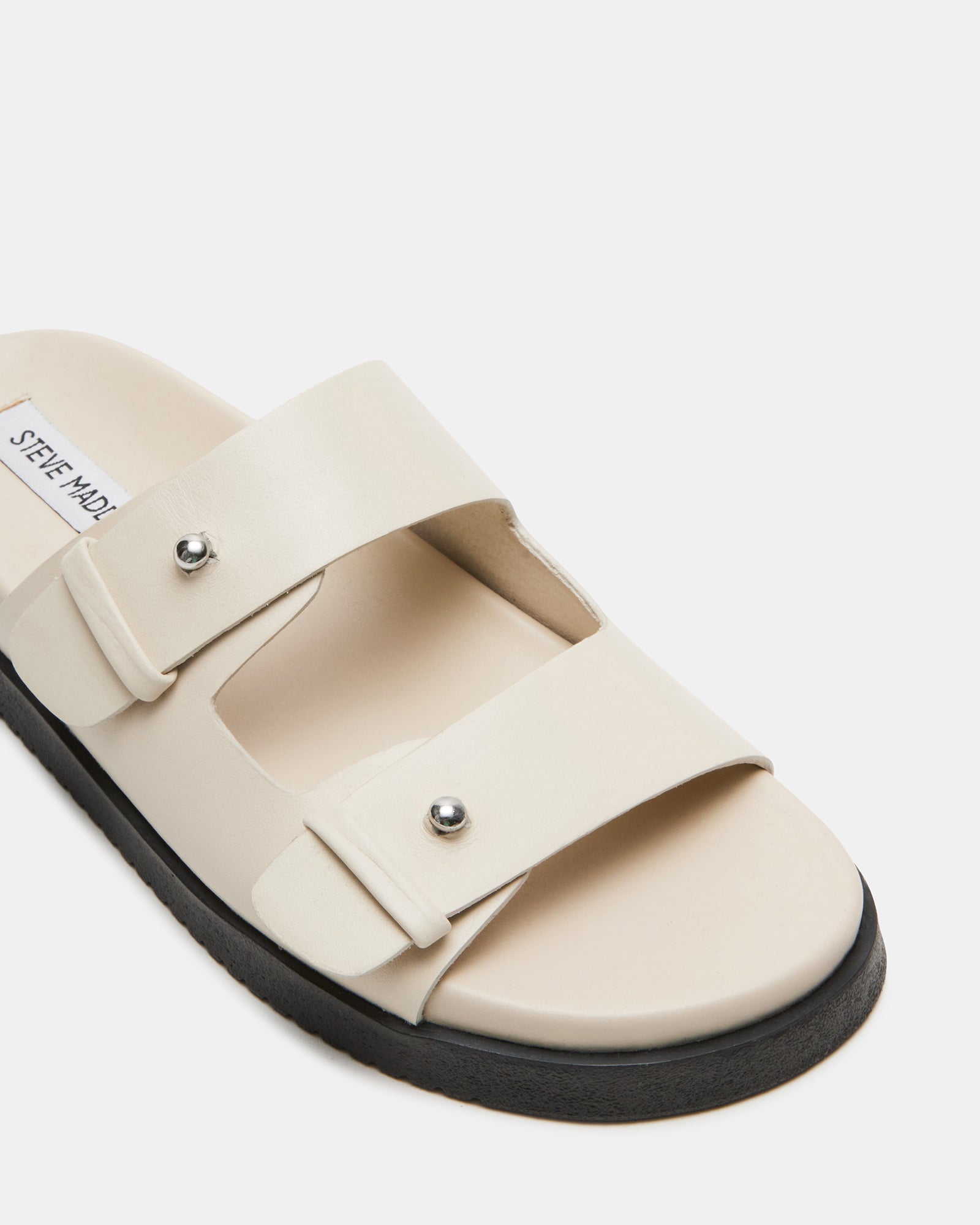MARIEL Bone Leather Flatform Sandal | Women's Sandals – Steve Madden