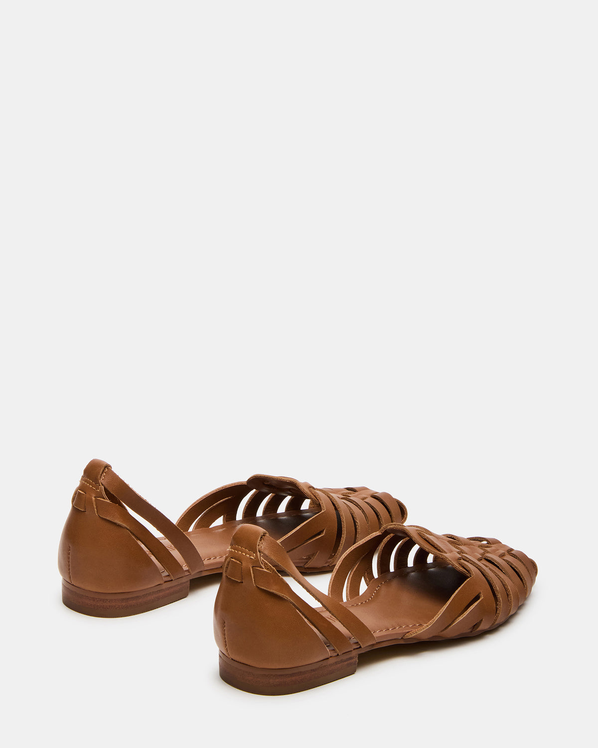 MEDLIN Tan Leather Square-Toe Fisherman Women's Flat – Steve Madden