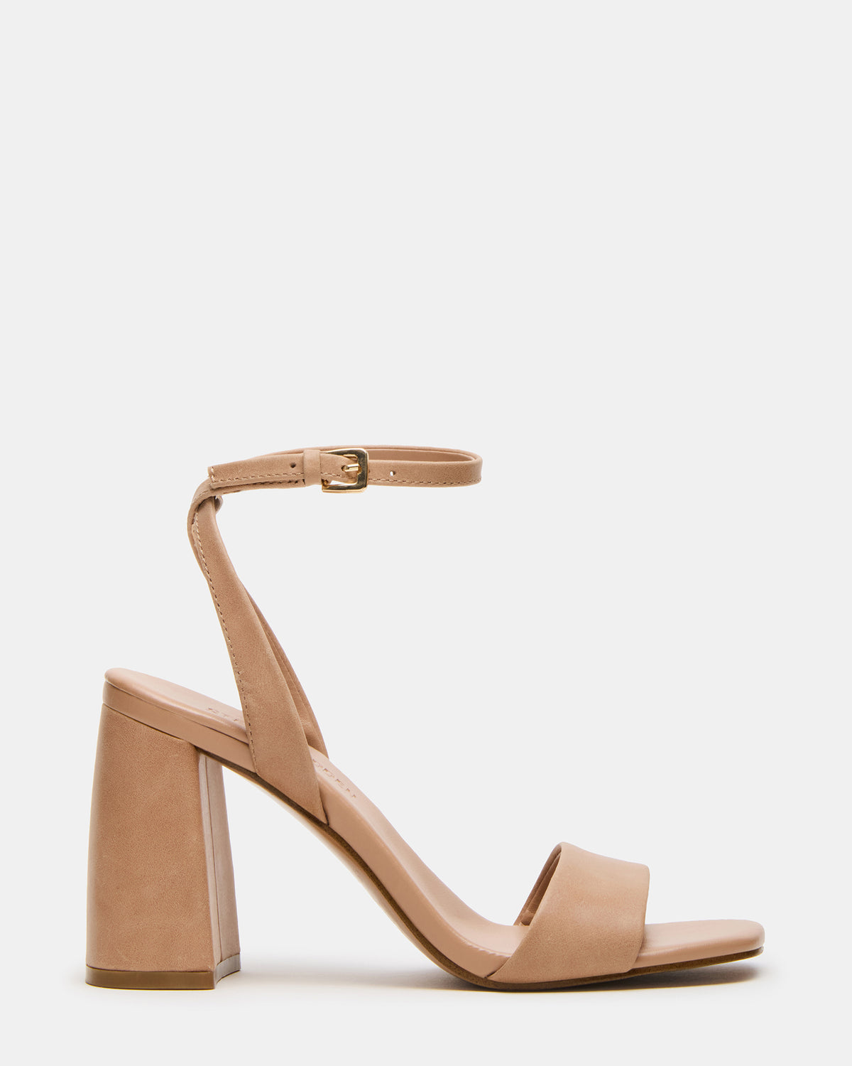 MESSA Natural Leather Women's Square-Toe Block Heel – Steve Madden