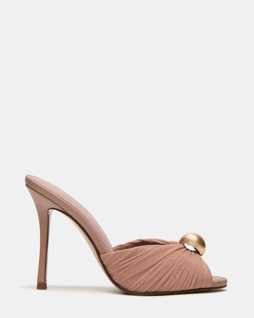 PRIYA Mocha/Gold Mule Women's Heel – Steve Madden