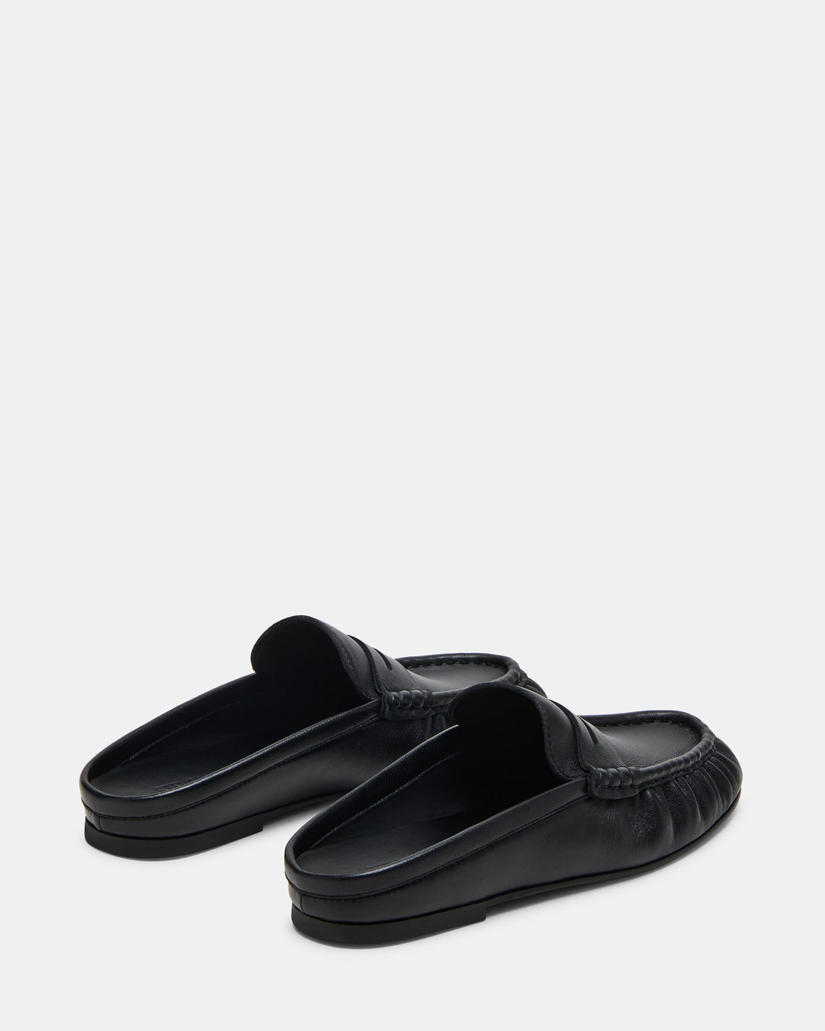 RAFE Black Leather Slip-On Mule Women's Flat – Steve Madden