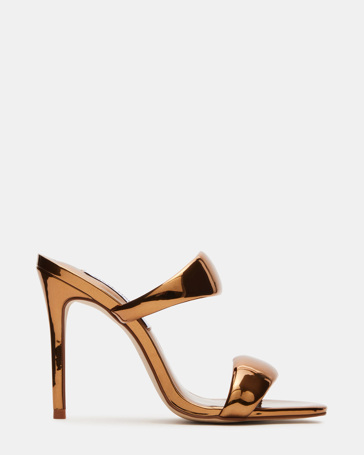 SATURN Bronze Stiletto Mule Women's Heel – Steve Madden
