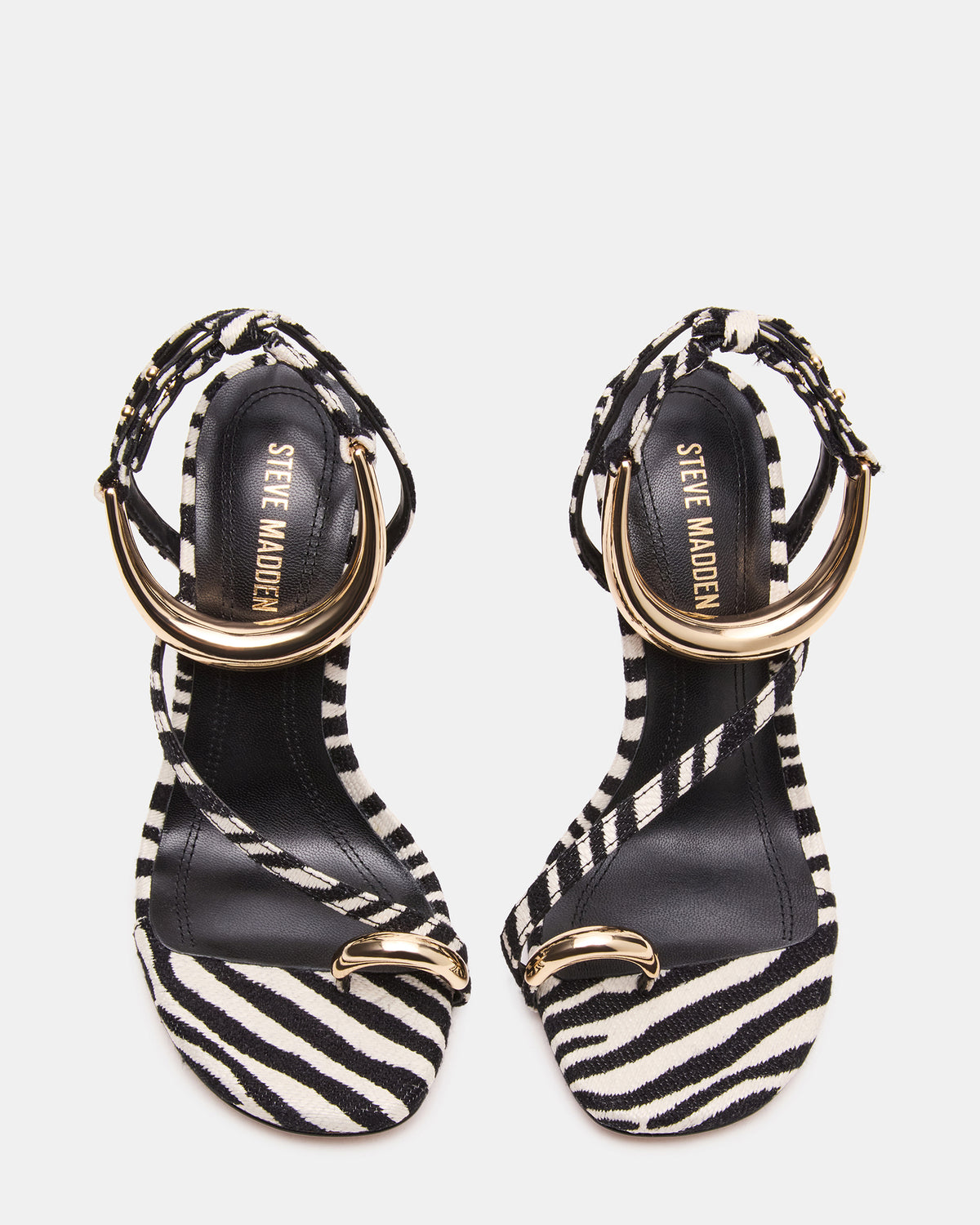 TIA Zebra Open-Toe Stiletto Women's Heel – Steve Madden