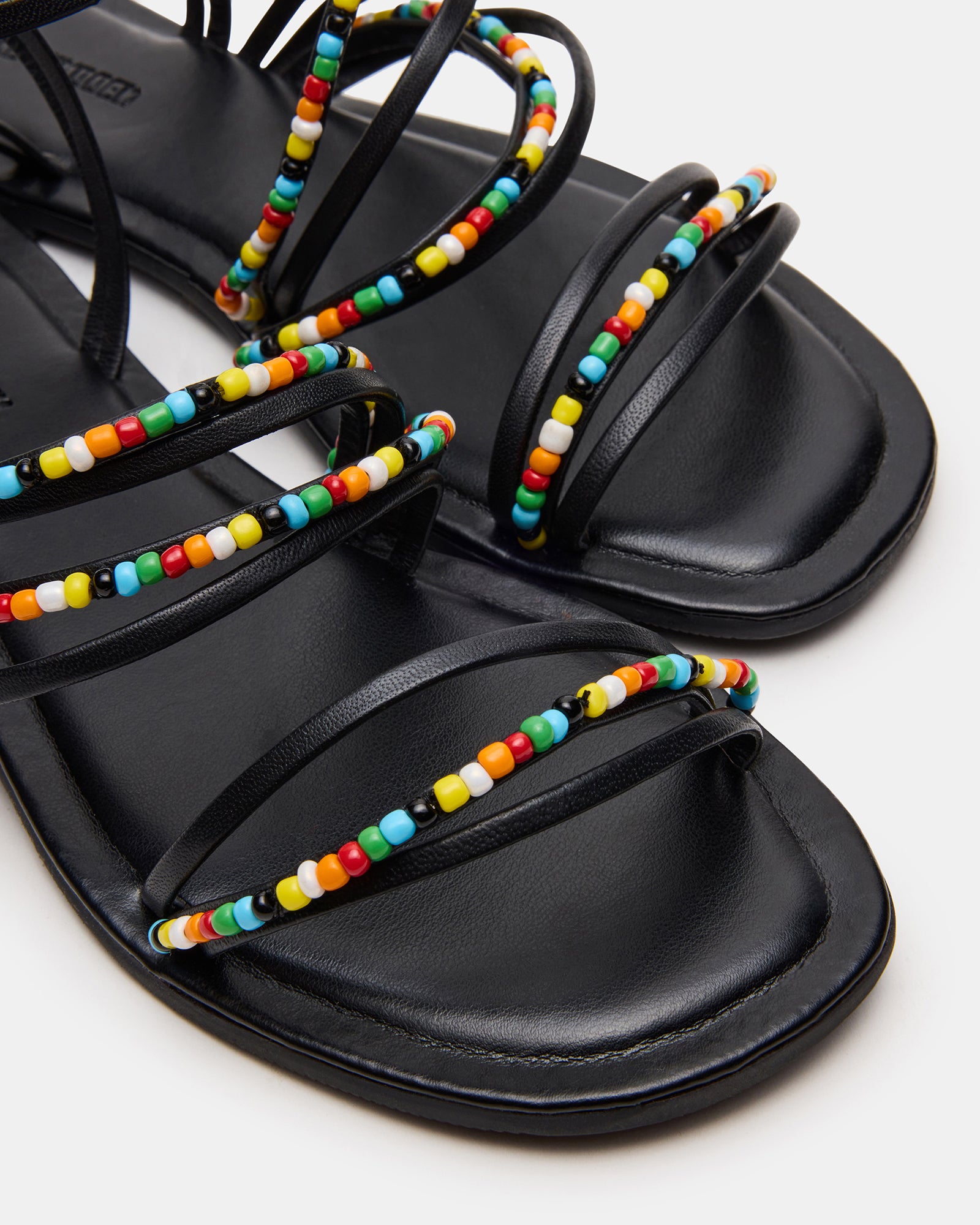 VIMA Black Multi Strappy Multi-Colored Women's Sandal – Steve Madden